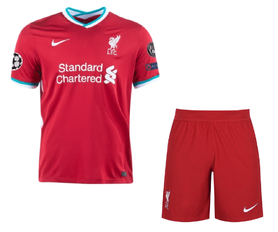 LIVERPOOL 20/21 UCL AUTHENTIC HOME KIT BY NIKE - JerseyMotion