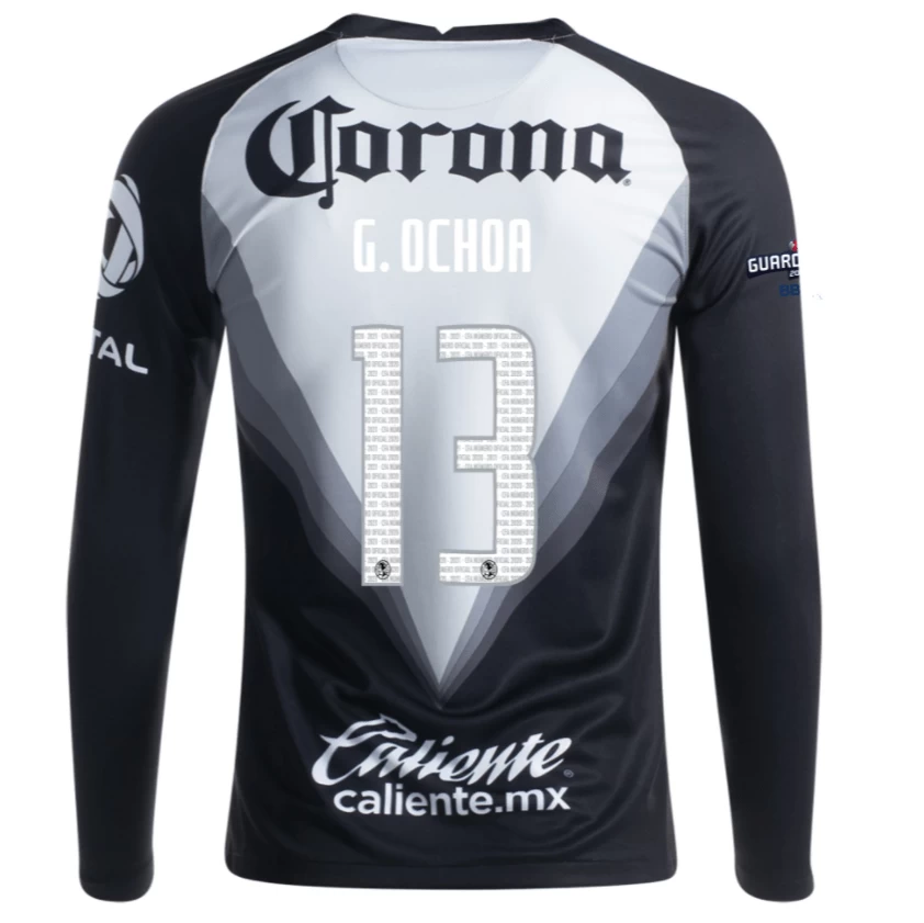 Guillermo Ochoa Club America 20/21 Goalkeeper Jersey by Nike ...