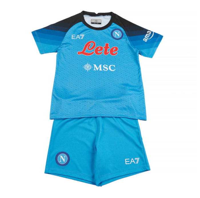 SSC Napoli 22/23 Home Kids Kit - JerseyMotion