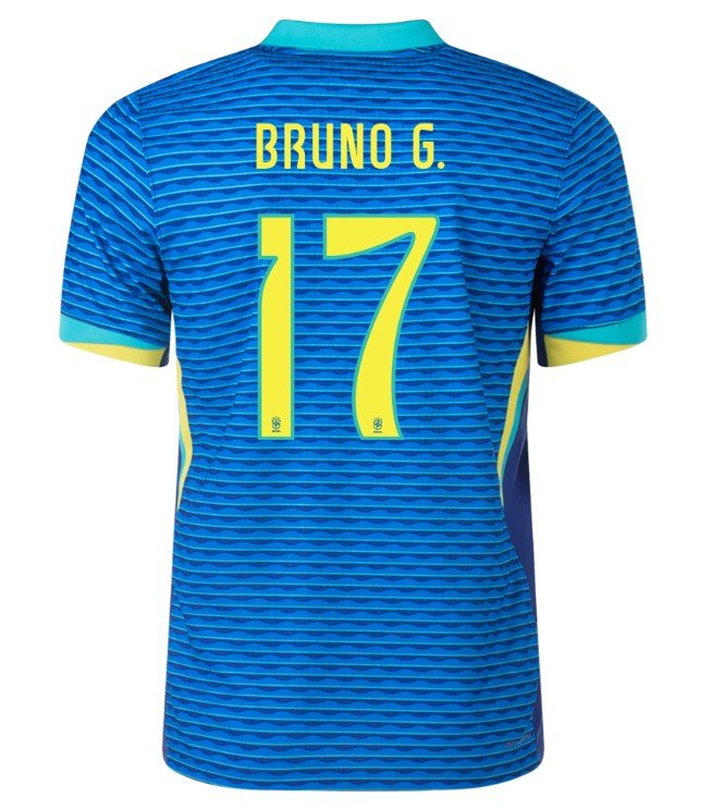 Bruno G. Brazil 24/25 Authentic Away Jersey - JerseyMotion