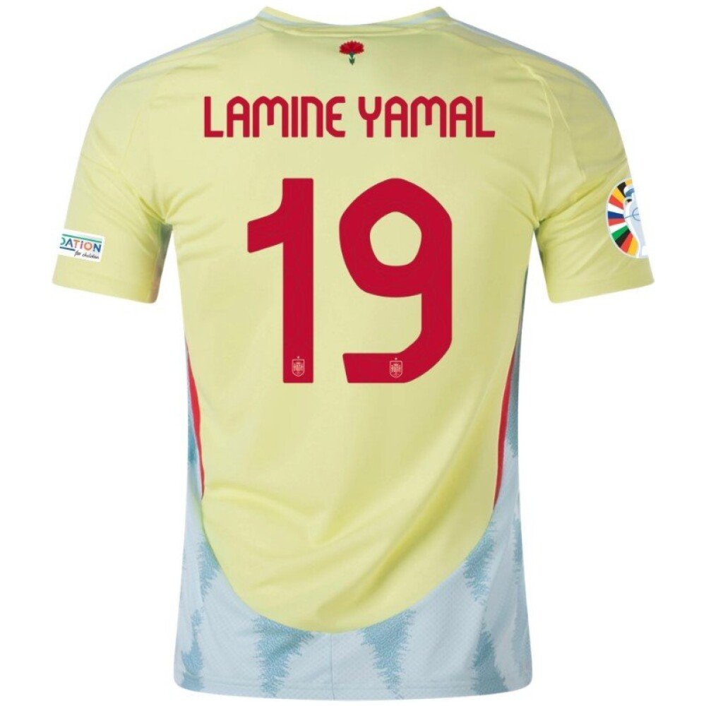 Lamine Yamal Spain 24/25 Authentic Home Jersey - JerseyMotion