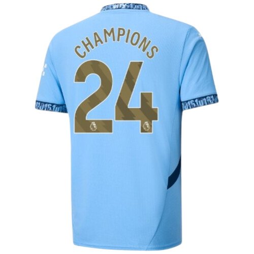 Manchester City 24/25 Home Jersey CHAMPIONS 24 Printing - JerseyMotion