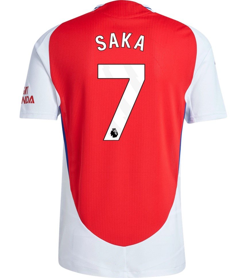 Saka Arsenal 24/25 Authentic Home Jersey - JerseyMotion