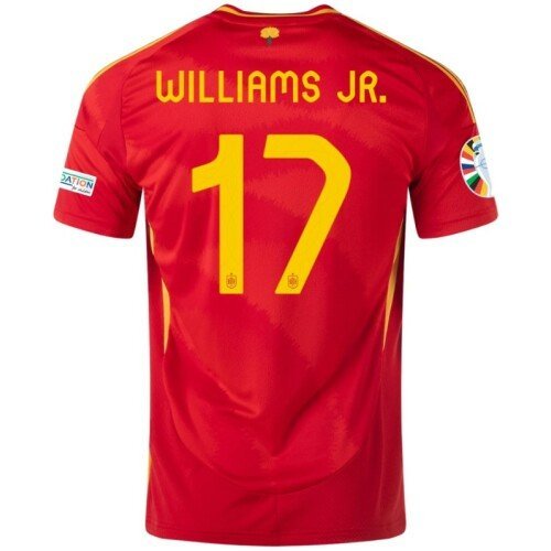 Nico Williams Spain 24/25 Home Jersey - JerseyMotion