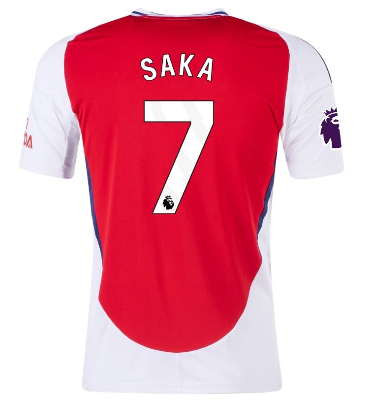 Saka Arsenal 24/25 Home Jersey - JerseyMotion