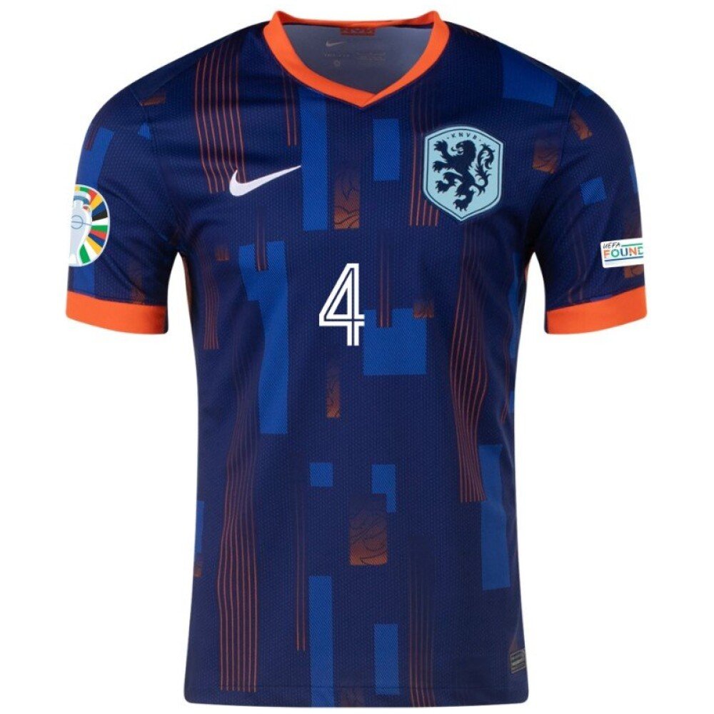 Virgil van Dijk Netherlands 24/25 Away Jersey - JerseyMotion