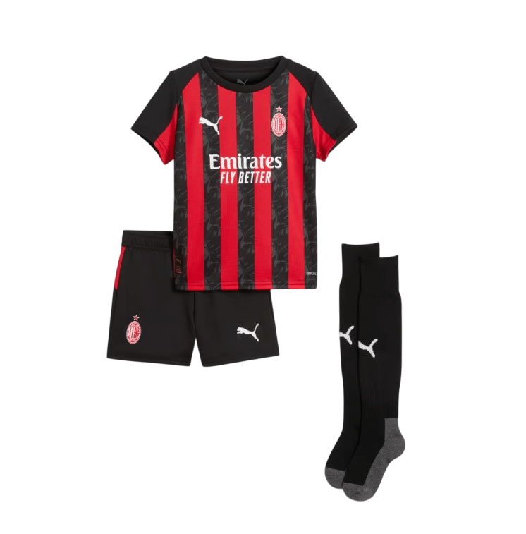 AC Milan 25/26 Home Kids Kit - JerseyMotion
