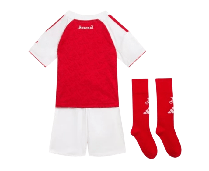 Arsenal 25/26 Home Kids Kit - JerseyMotion