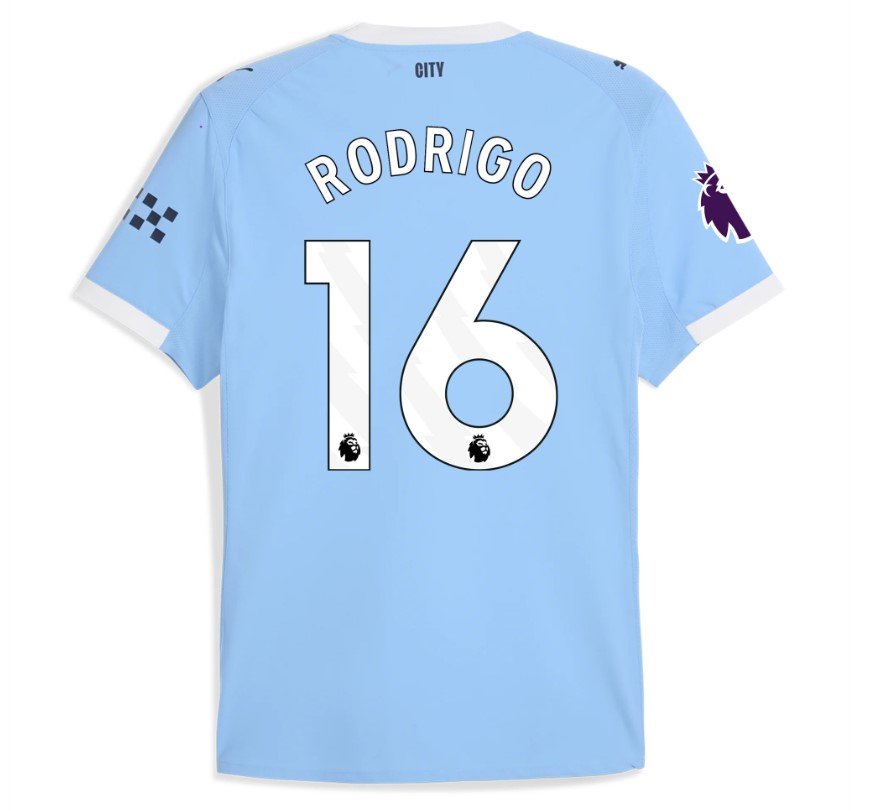 Rodrigo Manchester City 25/26 Authentic Home Jersey - JerseyMotion