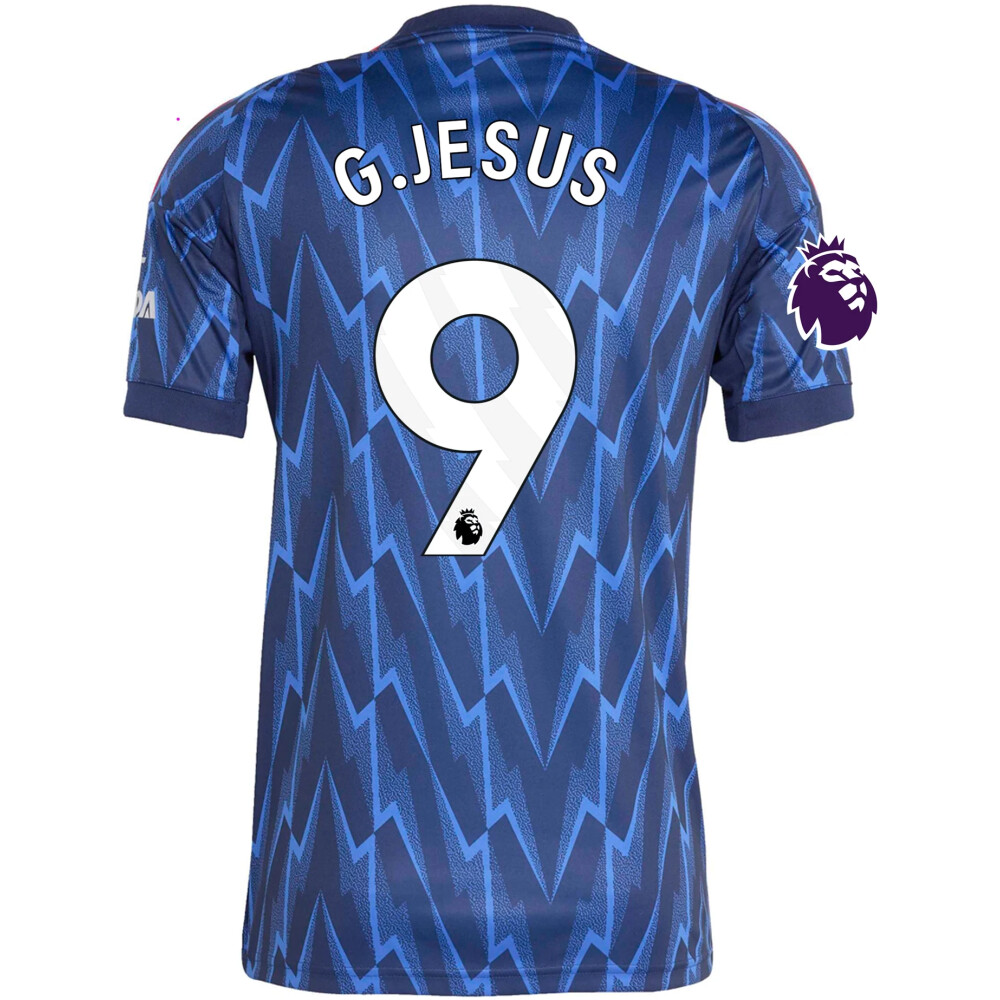 G. Jesus Arsenal 25/26 Away Jersey - JerseyMotion