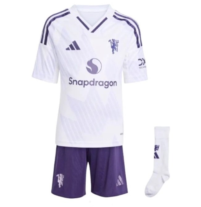 Manchester United 25/26 Away Kids Kit - JerseyMotion