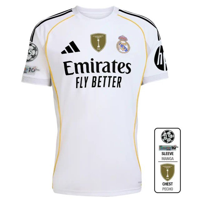 Real Madrid 25/26 Home Kit - JerseyMotion