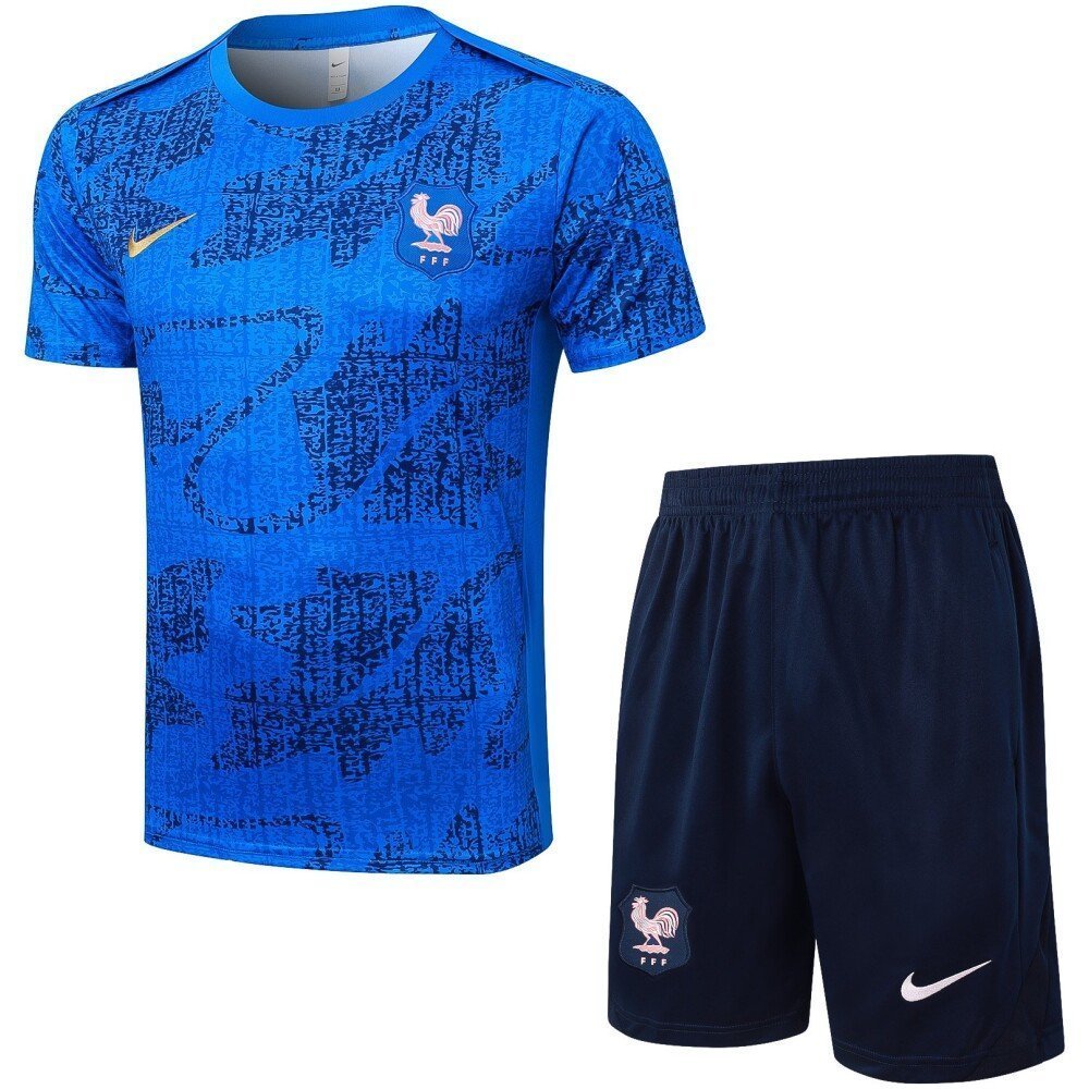 France 25/26 Blue Training Kit - JerseyMotion