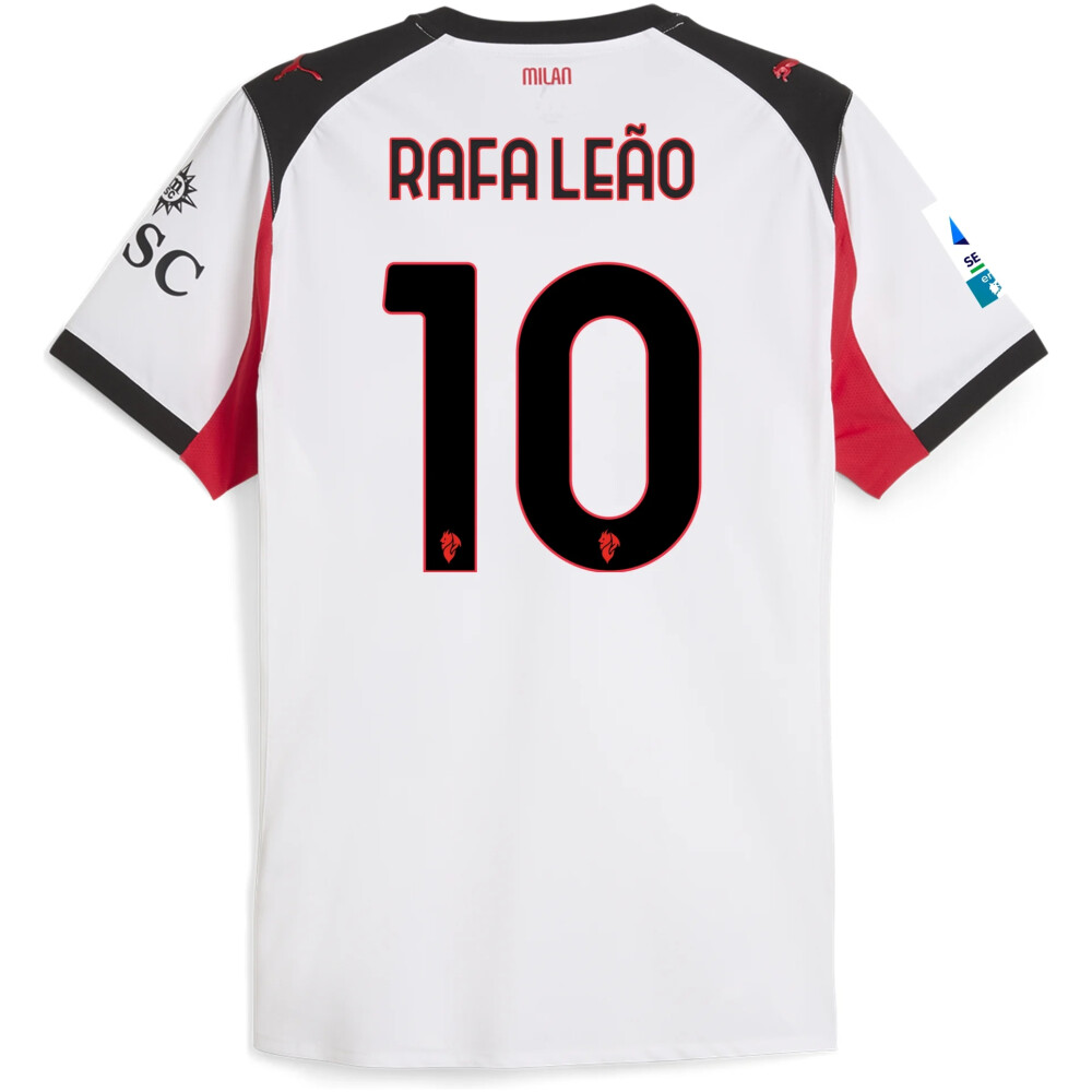 Rafael Leão AC Milan 25/26 Authentic Away Jersey - JerseyMotion