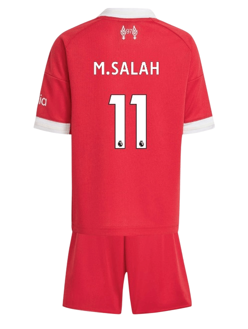 M. Salah Liverpool 25/26 Home Kids Kit - JerseyMotion