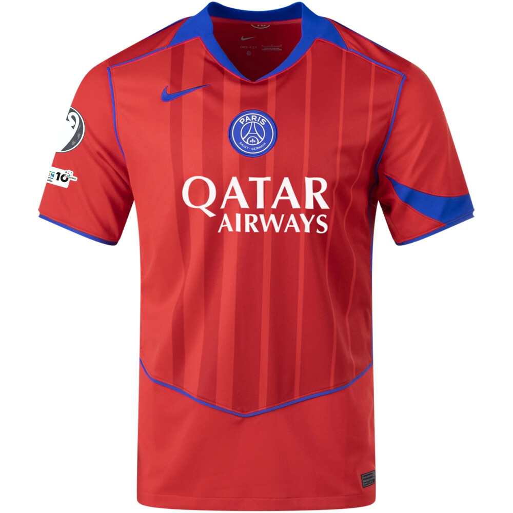 Kvaratskhelia PSG 25/26 UCL Third Jersey - JerseyMotion