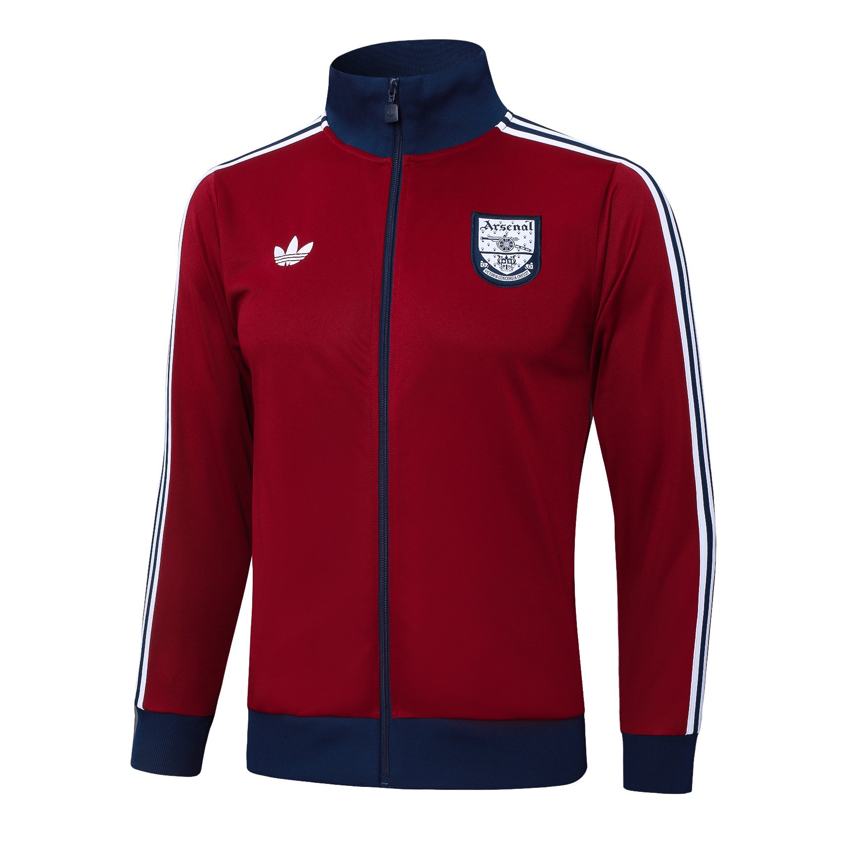 Arsenal 25/26 Full-Zip Retro Tracksuit - JerseyMotion