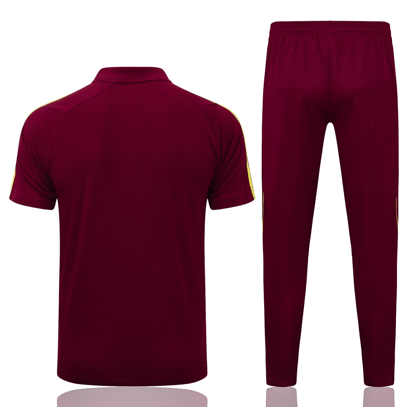 Arsenal 25/26 Maroon Polo Training Set - JerseyMotion
