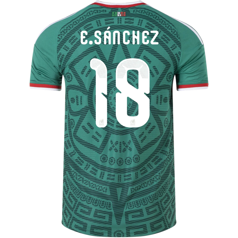 E. Sánchez Mexico 26/27 Authentic Home Jersey - JerseyMotion