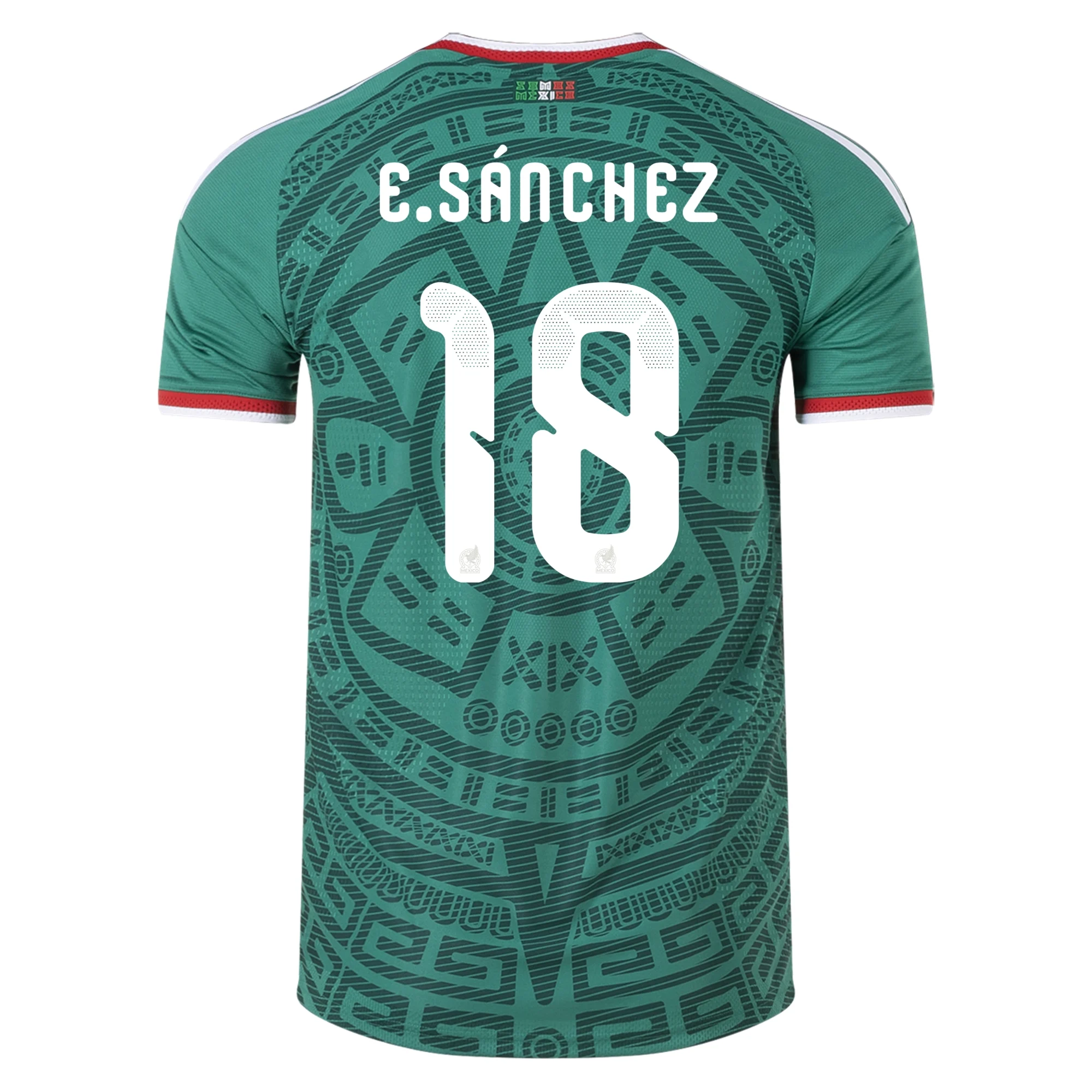 E. Sánchez Mexico 26/27 Authentic Home Jersey - JerseyMotion