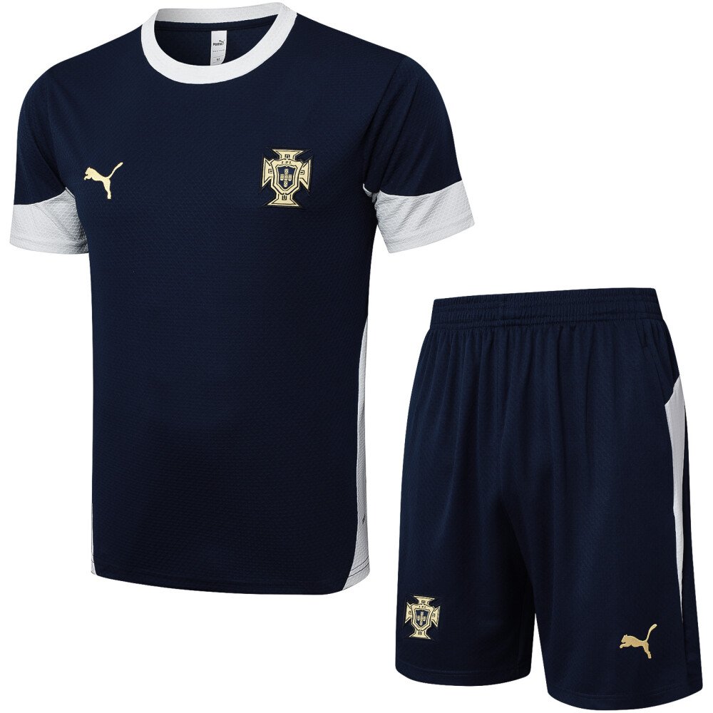 Portugal 2025 Navy Training Kit - JerseyMotion