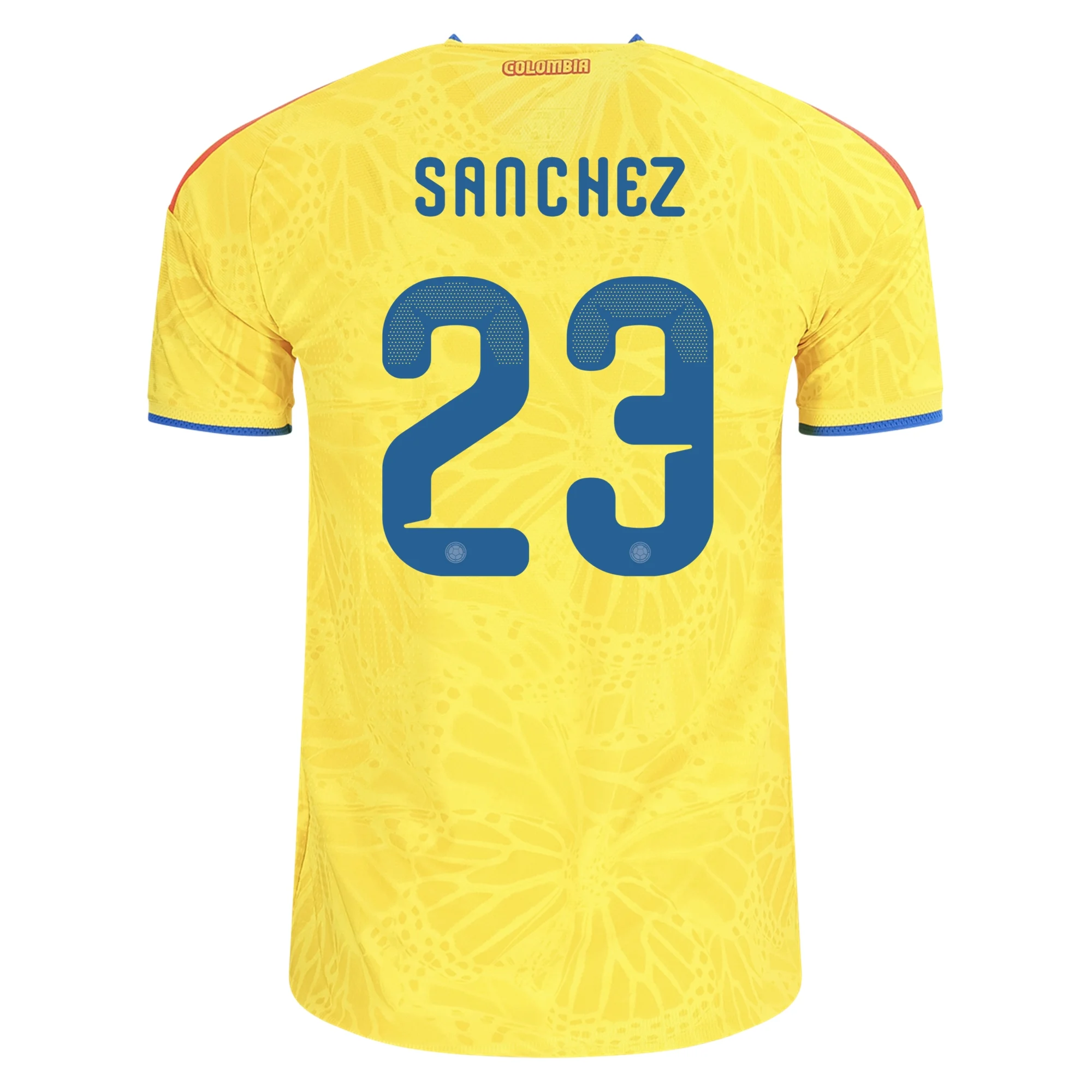 Sánchez Colombia 26/27 Authentic Home Jersey - JerseyMotion